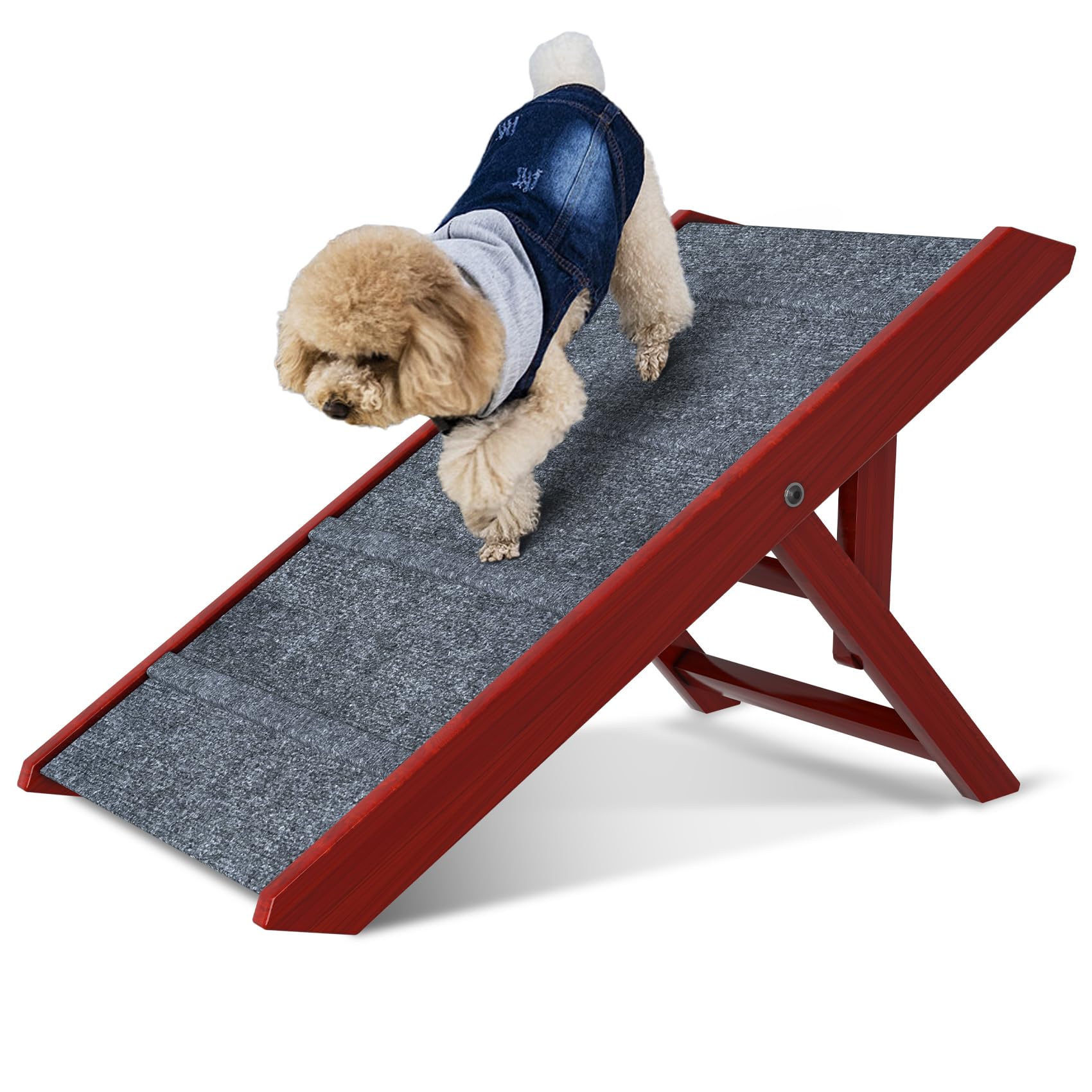Dog Ramp for Couch, Dog Ramp for Small Dogs 32'' Long Adjustable Height ...