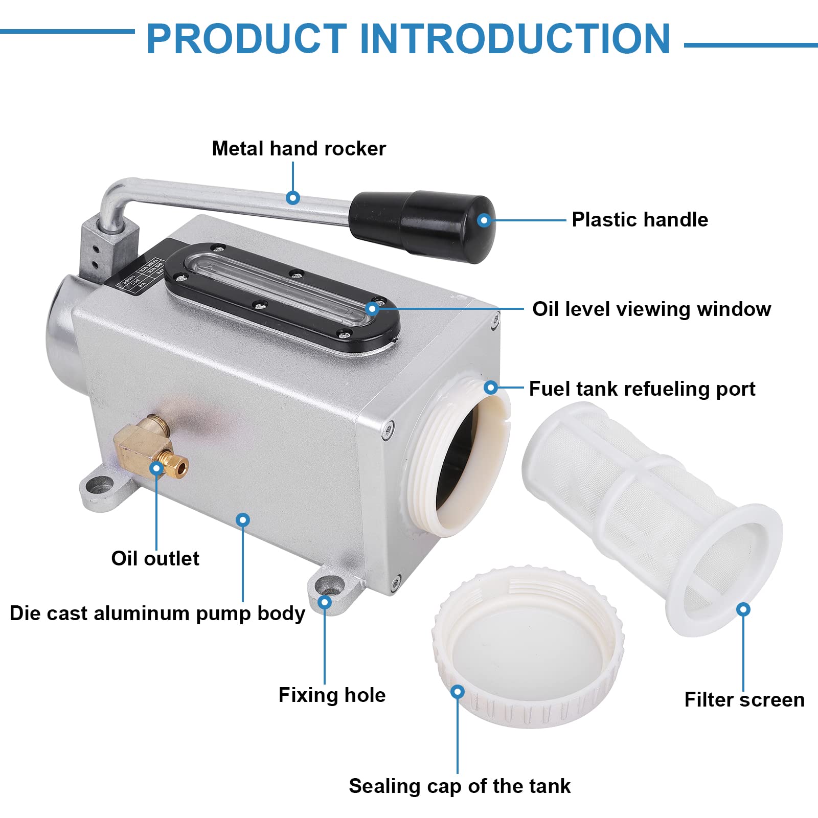 Mua MXBAOHENG Manual Lubricating Oil Pump 500CC Hand Lubrication Pump ...