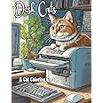 Amazon.com: Desk Cats: A Cat Coloring Escape: Coloring book for Adults ...