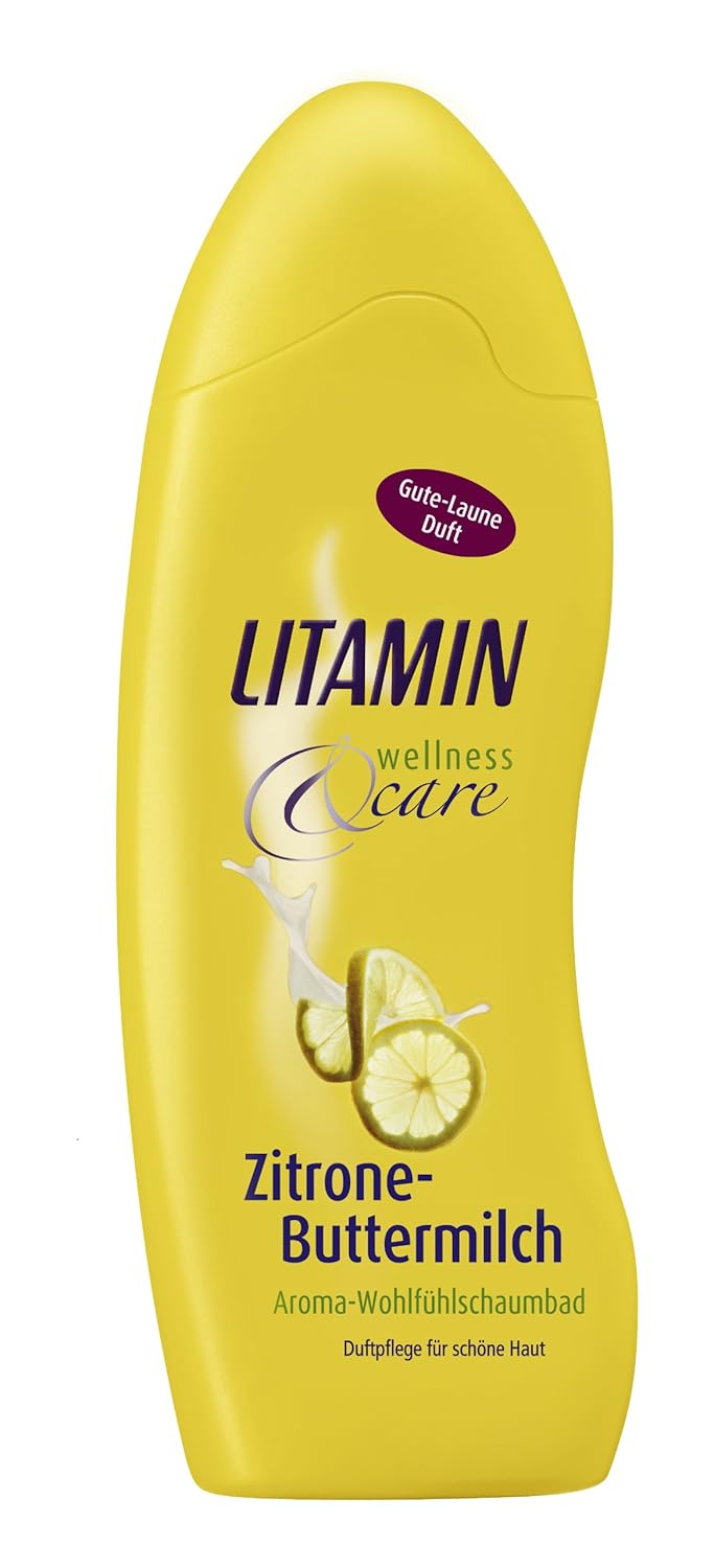 Litamin Wellness und Care Schaumbad Zitrone-Buttermilch 750 ml, 2er ...