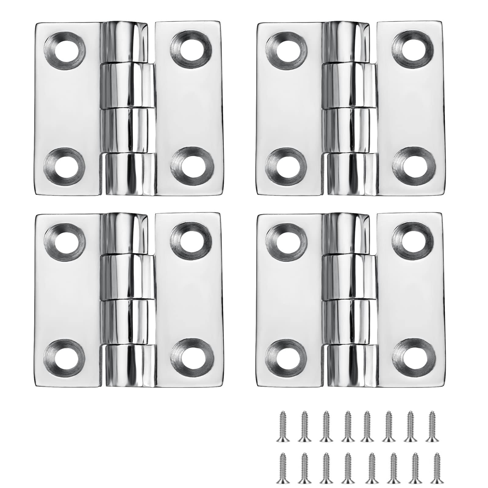 ODYSUNRAL Stainless Steel Boat Hinges, Marine Grade Hinges, 2 inch x 2 ...