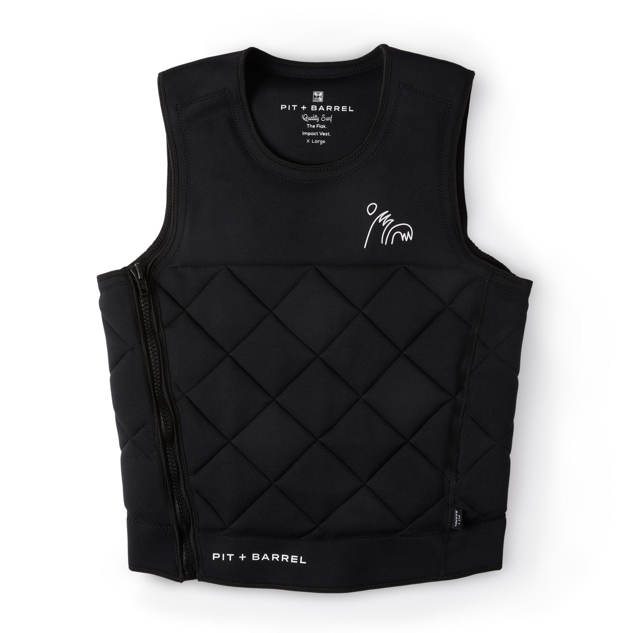 Mens Neoprene Wakesurf Impact Vest for Boating by Pit + Barrel Wake ...