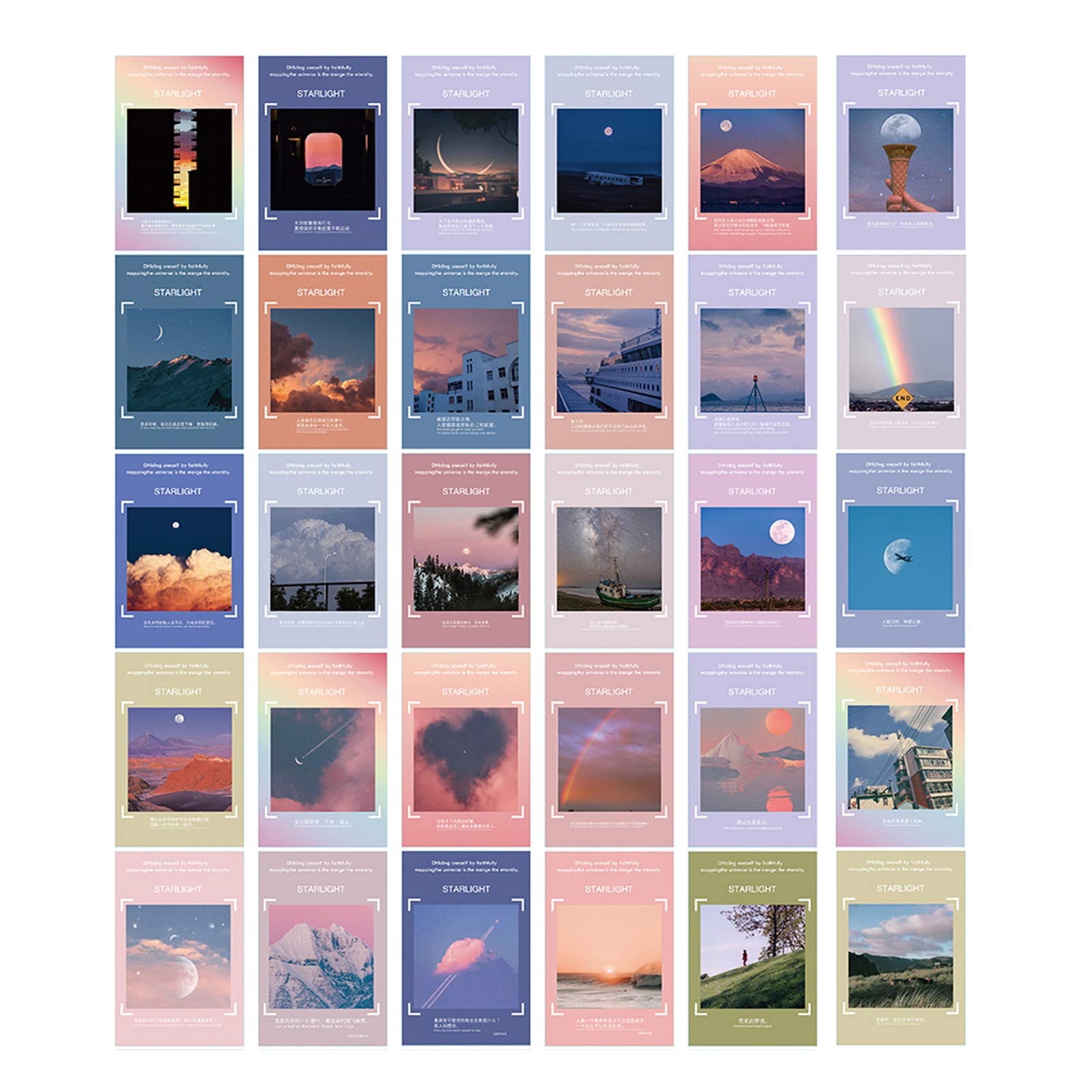Buy HANTECH Wall Collage Kit, Photo Collage Kit Aesthetic Pictures, 30 ...