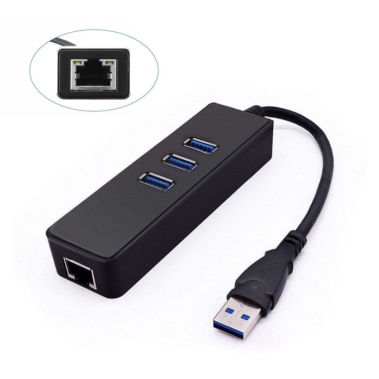 USB Hub 3.0 Ethernet , USB Netzwerkadapter 3 port USB: Amazon.de ...