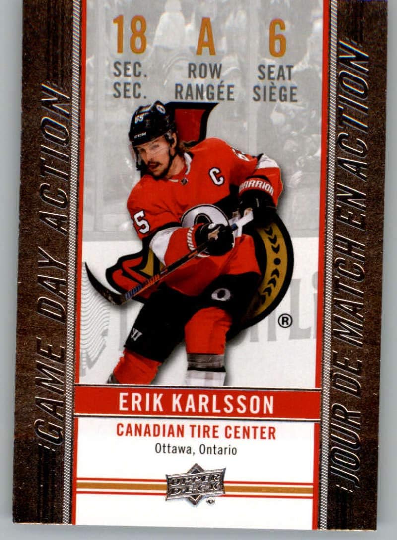 Amazon 2018 19 Upper Deck Tim Hortons Game Day Action Hockey Card 