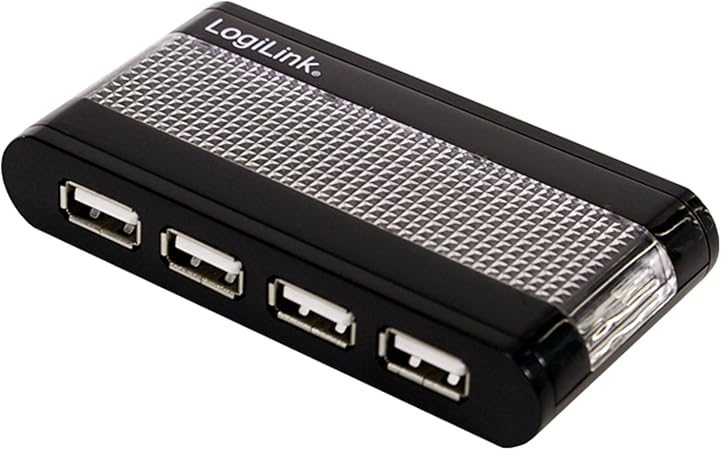 LogiLink USB 2.0 Hub 7-Port mit Netzteil: Amazon.de: Computer & Zubehör