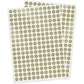 Amazon.com : YIKIADA Gold Dot Stickers 1" Round Labels Circle Color ...
