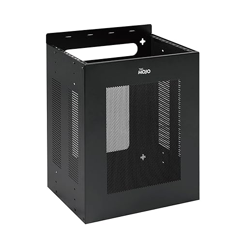 Tecmojo 4U Server Rack, Vertical/Horizontal Wall Mountable Rack with ...