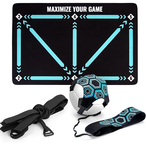 Soccer Training Mat Footstep Patterns Ball Control Soccer Training Mat ...