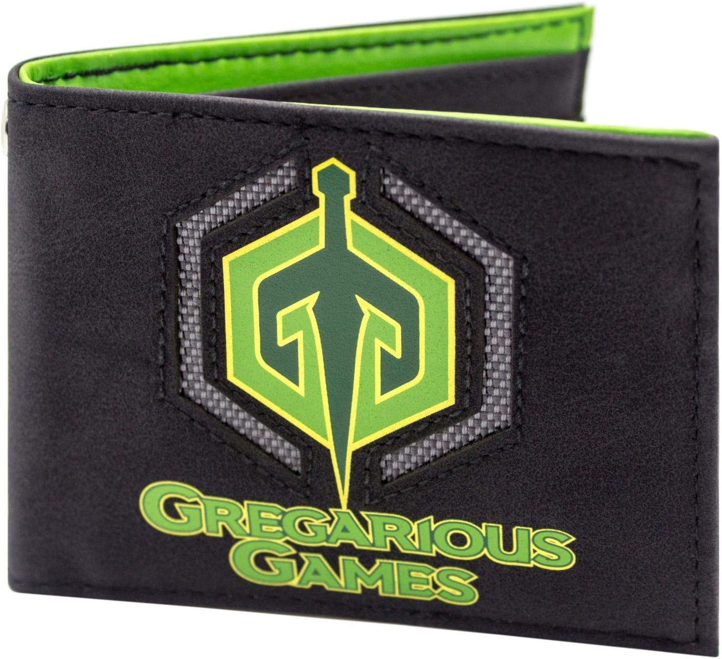 Ready Player One Gregarious Games Logo Black ID & Card Bi-Fold Wallet ...