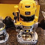 DEWALT DWP611PK 1.25 HP Max Torque Variable Speed Compact Router Combo ...