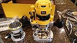 DEWALT Router Fixed/Plunge Base Kit, Variable Speed, 1.25-HP Max Torque ...