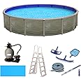 Amazon.com: Blue Wave Trinity 27-ft Round 52-in Deep Steel Wall Above ...