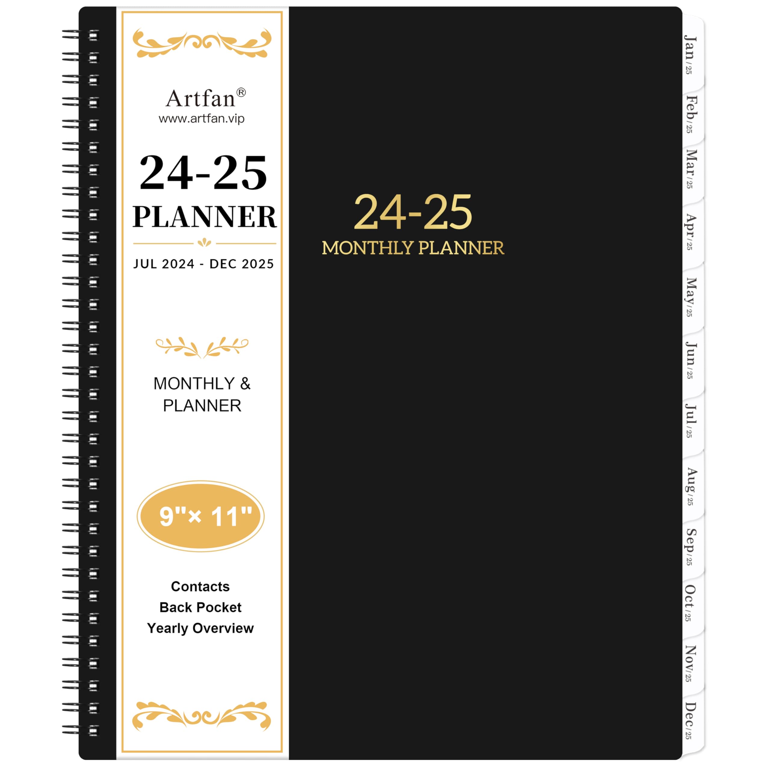 Mua Monthly Planner 2024-2025 - 2024-2025 Planner, July 2024 - December ...