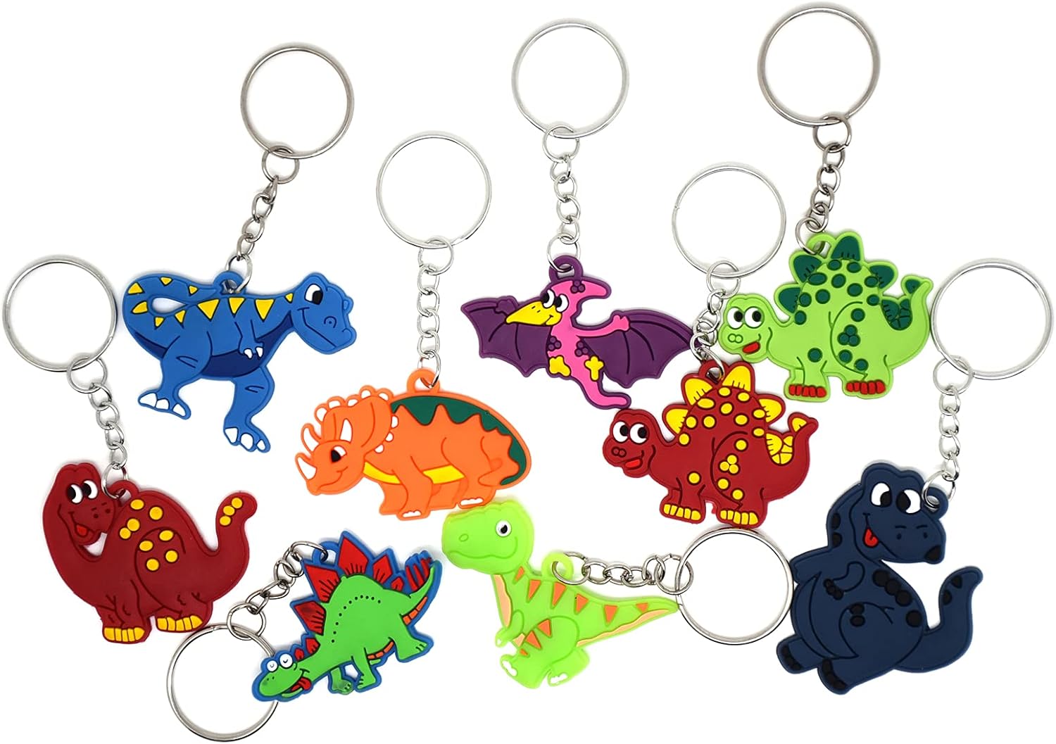 Cute Animal Dinosaur Keychain(8Packs): Amazon.ca: Clothing & Accessories