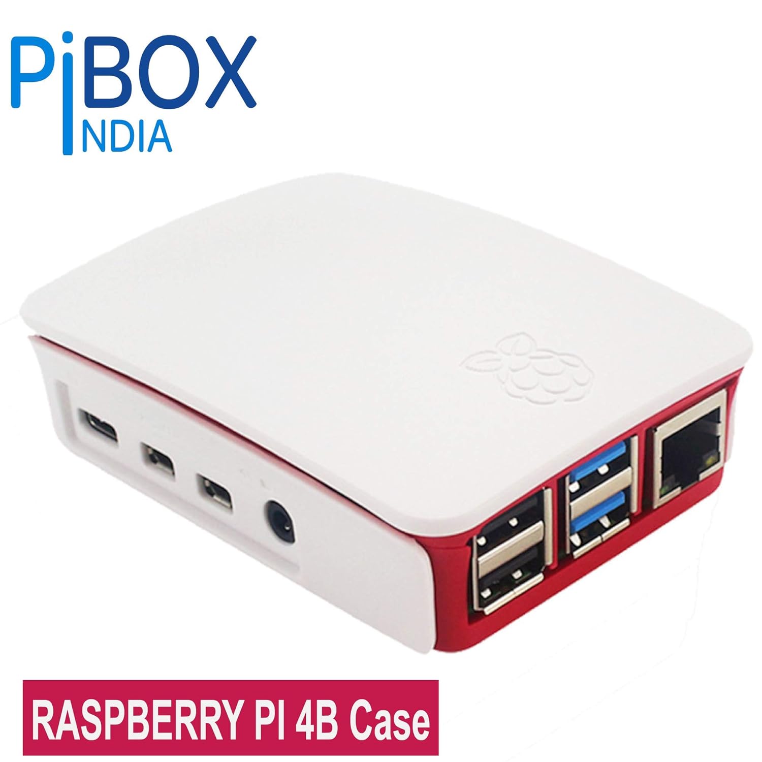 Amazon.in: Buy PiBOX India, Raspberry Pi 4 Case 1Gb, 2GB, 4GB White red ...