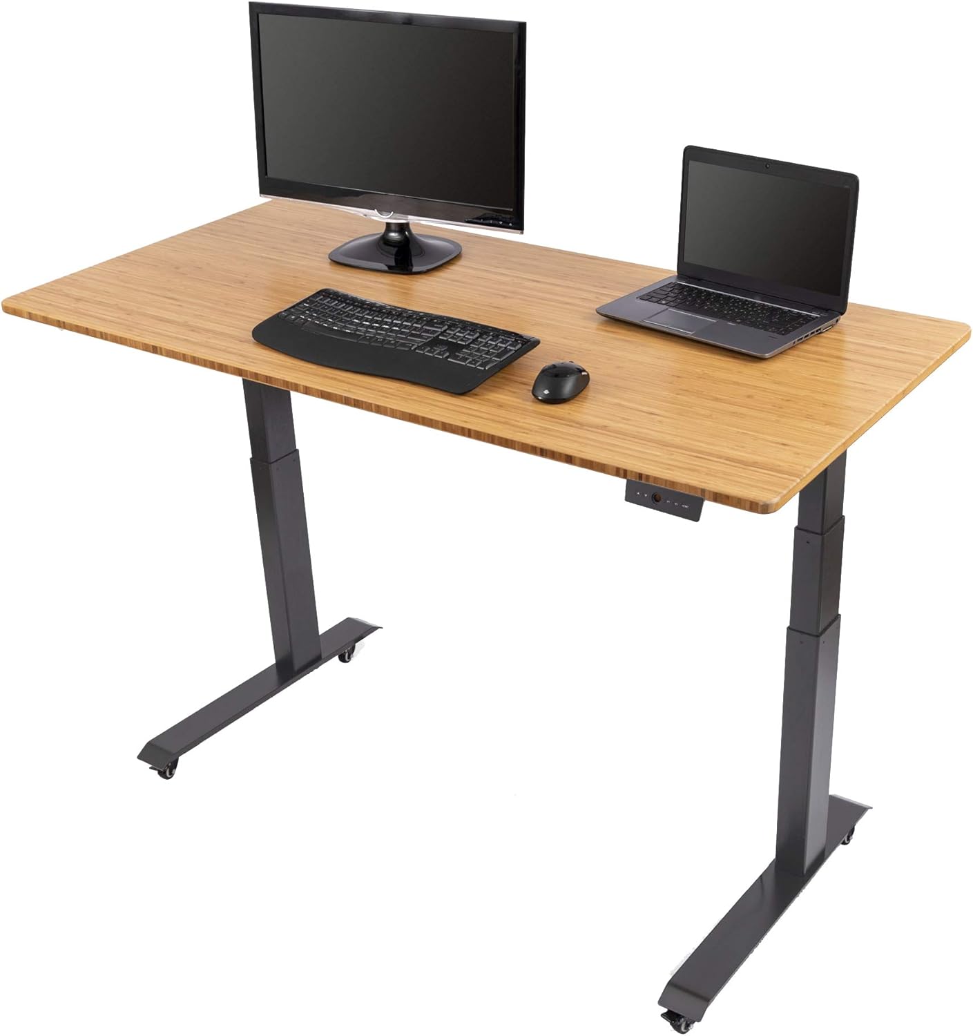 Amazon.com: Solid Wood Electric Standing Desk/Stand Up Desk | Genuine ...