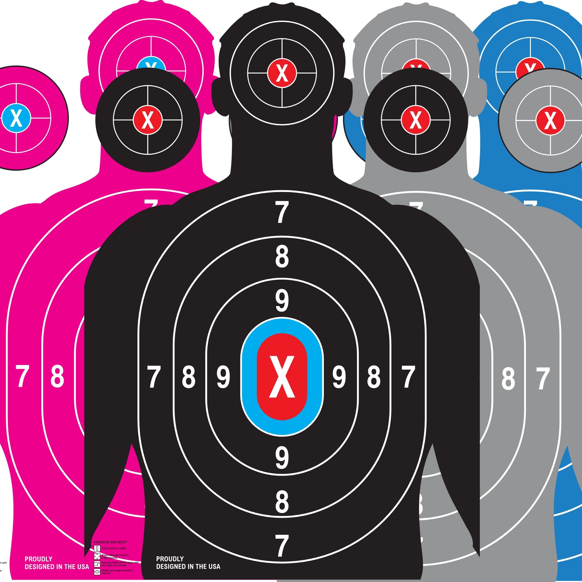 Heavy Duty Shooting Targets Paper Targets for Shooting Range - Indoors ...