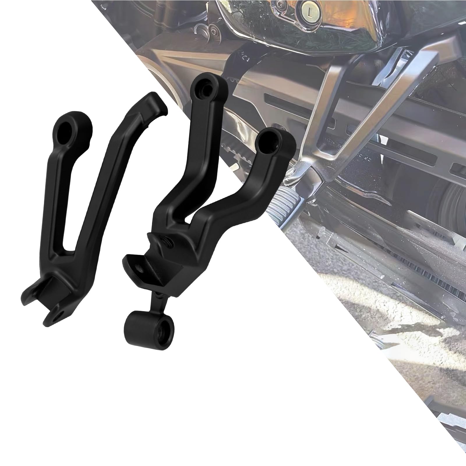 Mua HDBUBALUS Motorcycle Rear Foot Peg Mount Footrest Passenger ...