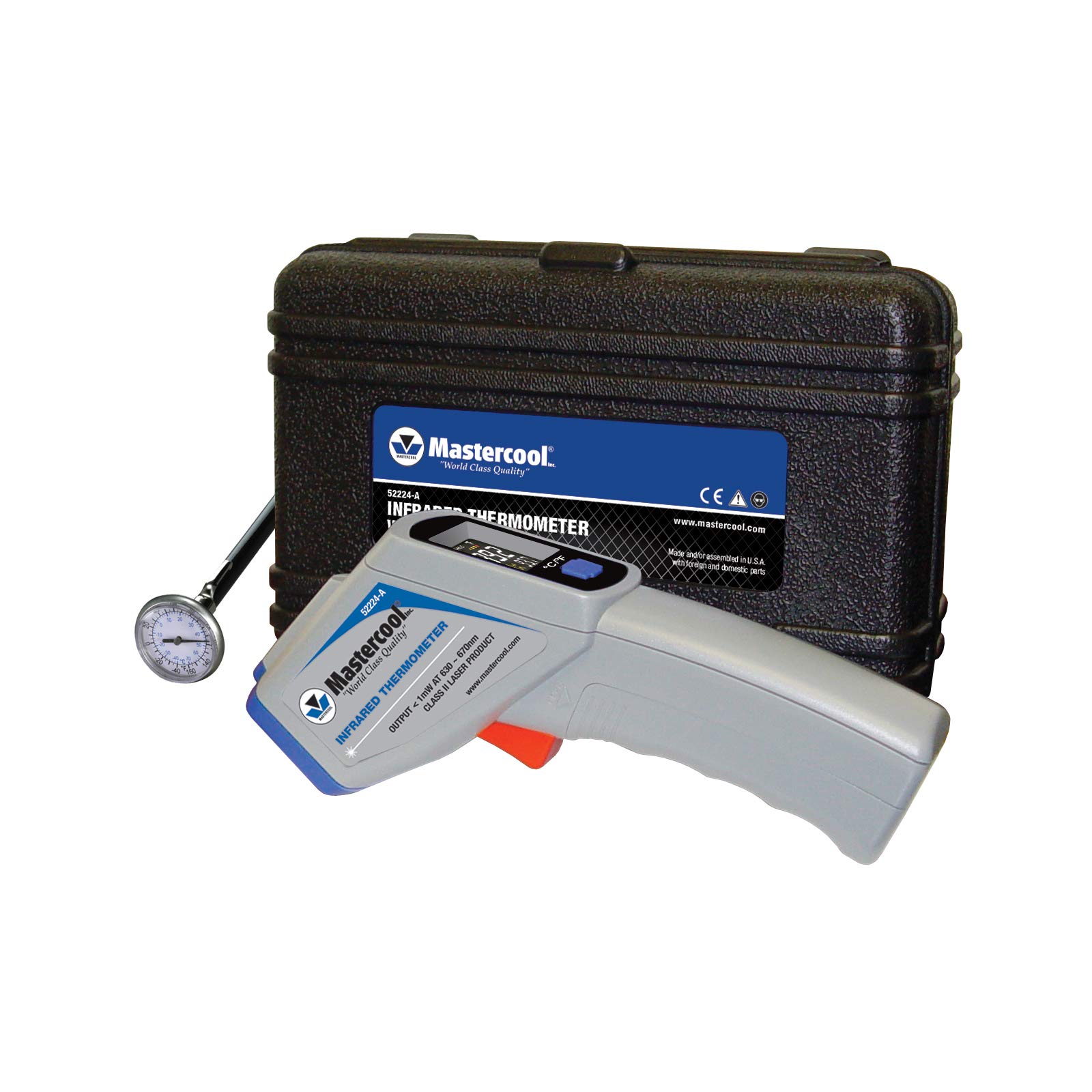 Mastercool Infrared Thermometer with Circular Laser, 12:1 Ratio, 52224 ...