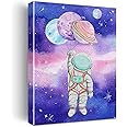 Amazon.com: Outer Space Canvas Wall Art Watercolor Planet Astronaut ...