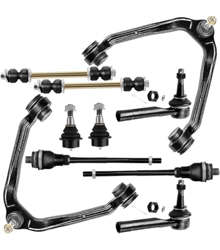 Control Arm Complete 13-Piece Front Suspension Kit -10-Year Warranty- 2 ...