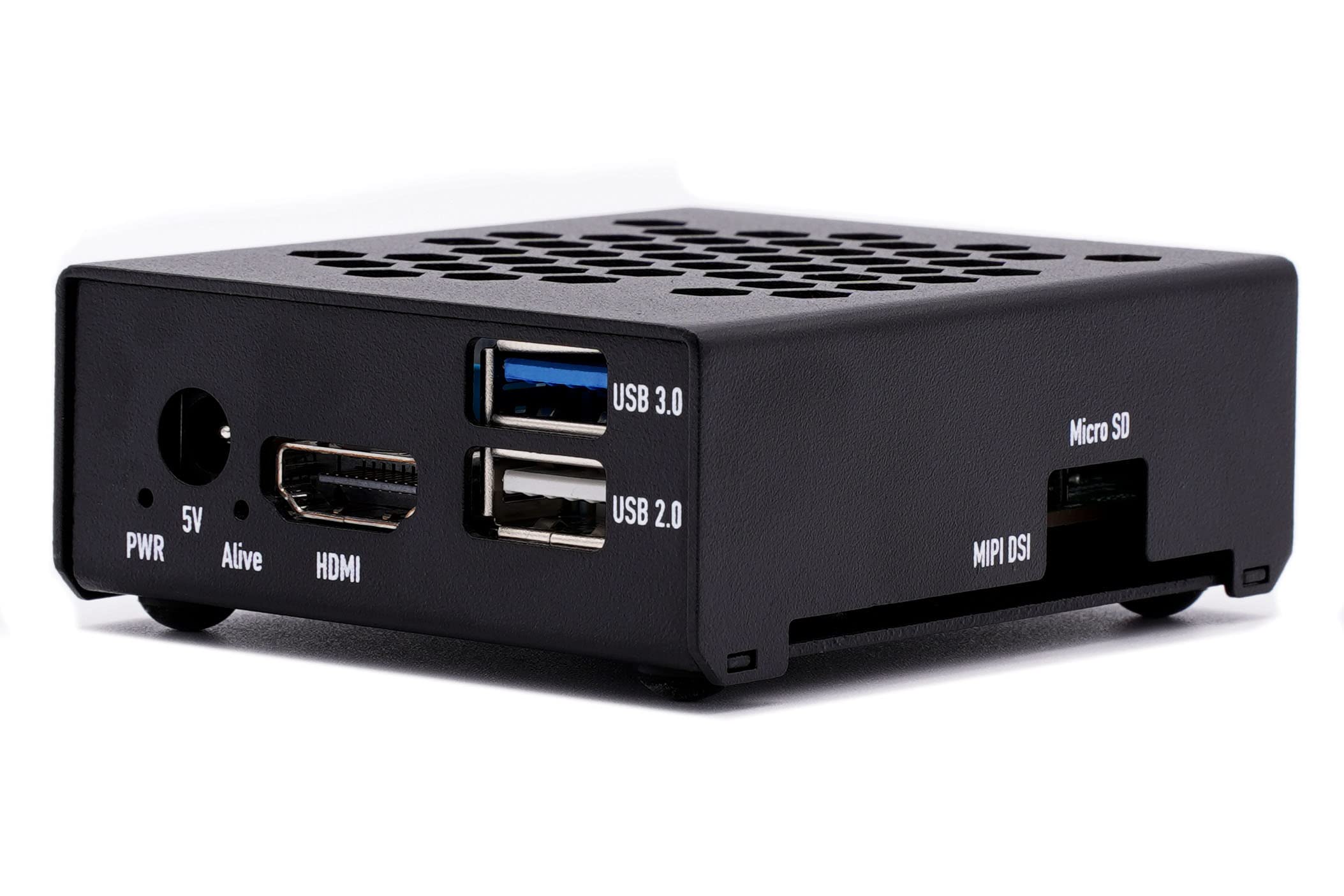 Mua KKSB Odroid N2L Case | Black Steel Enclosure | Monitor and DIN Rail Mounting Support trên ...