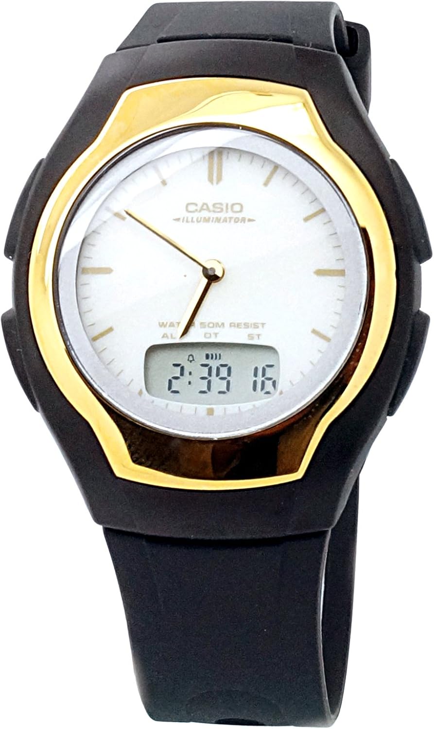 Casio E10G-AW - 7EVEF Men's Watch Analogue and Digital Quartz Stopwatch ...