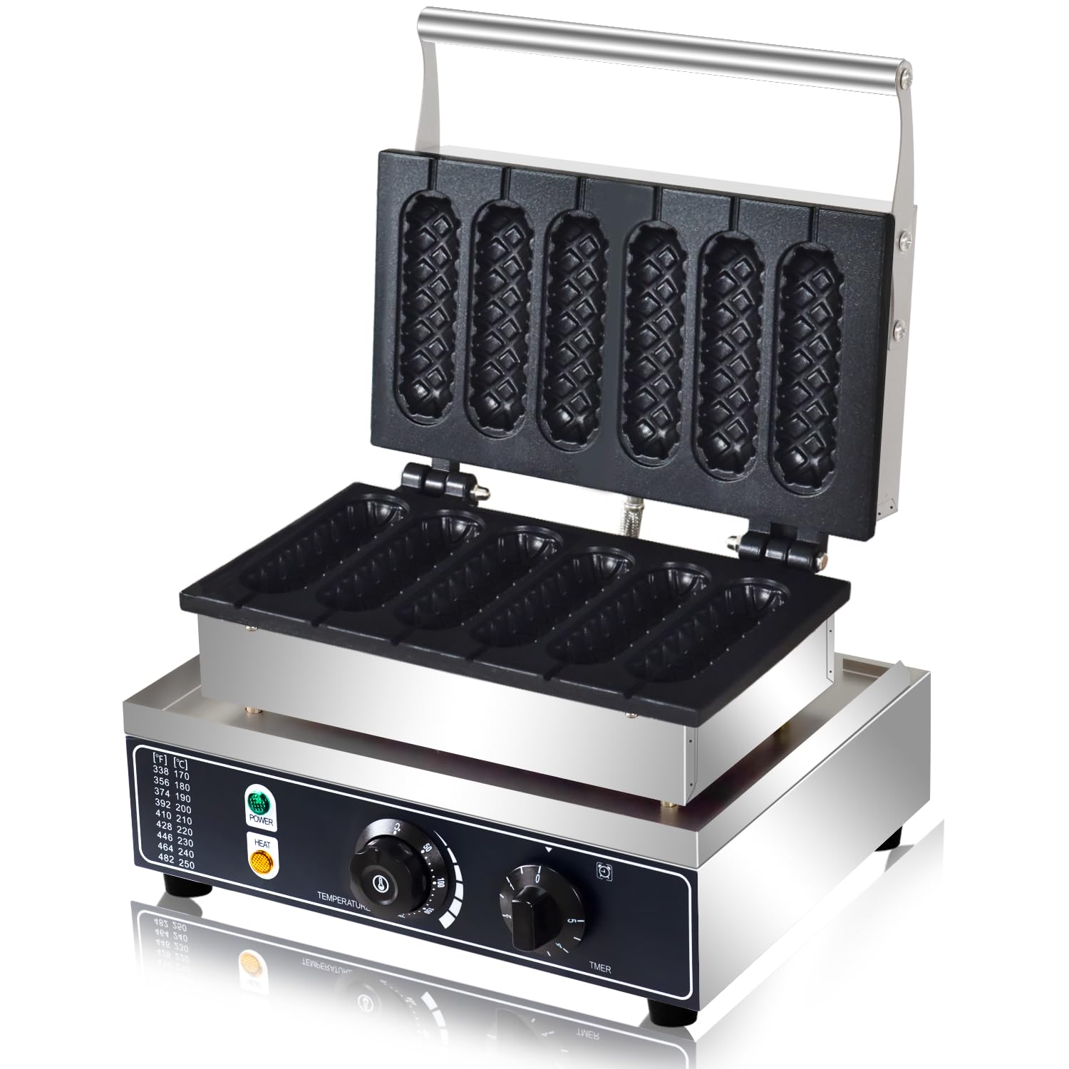Mua Commercial Corn Dog Waffle Maker,1600W Lolly Stick Waffle Maker,6 ...