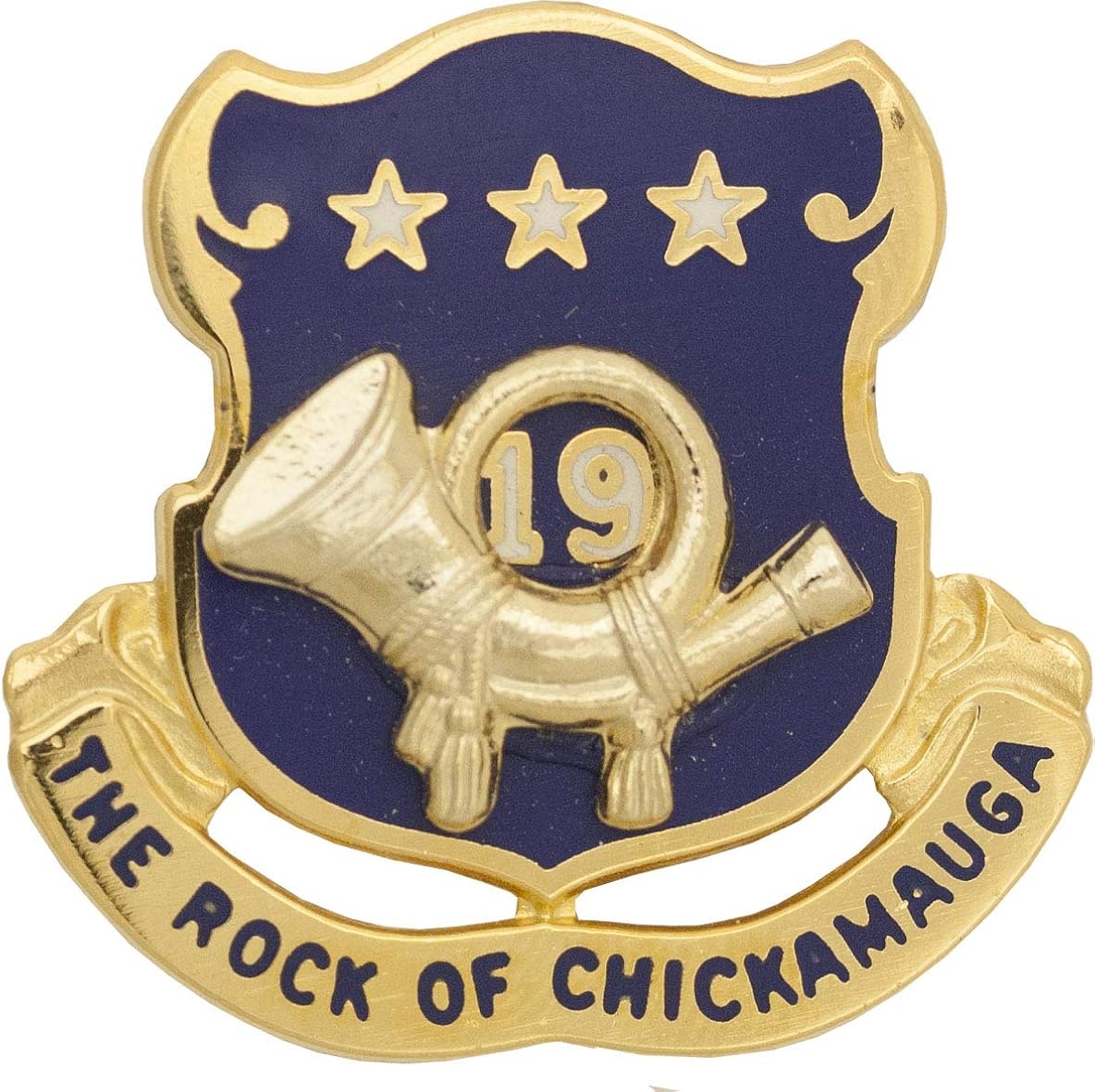 Amazon.com: 19th Infantry Unit Crest (The Rock Of Chickamauga): Clothing