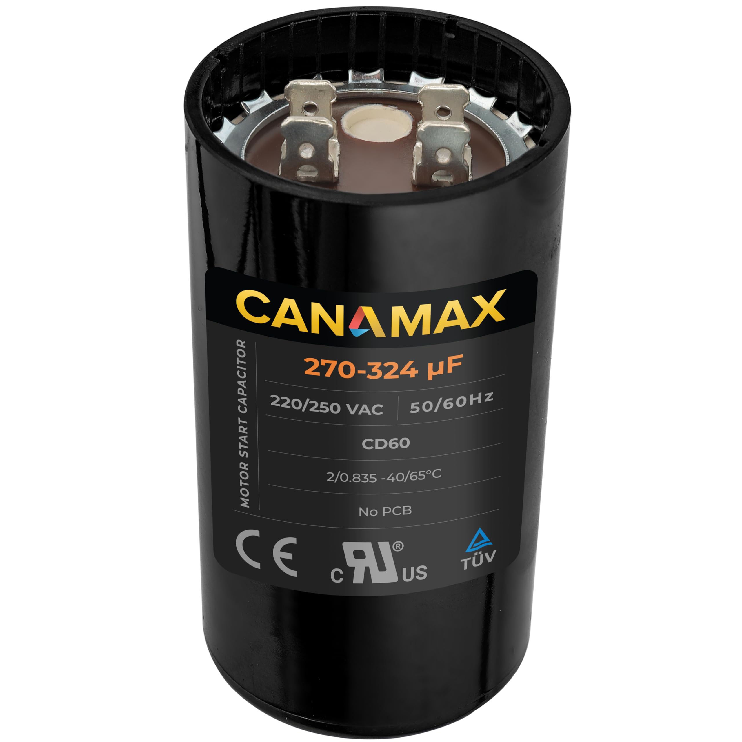 Mua Canamax Premium 270-324 Mfd uF 250VAC Round Motor Start Capacitor ...