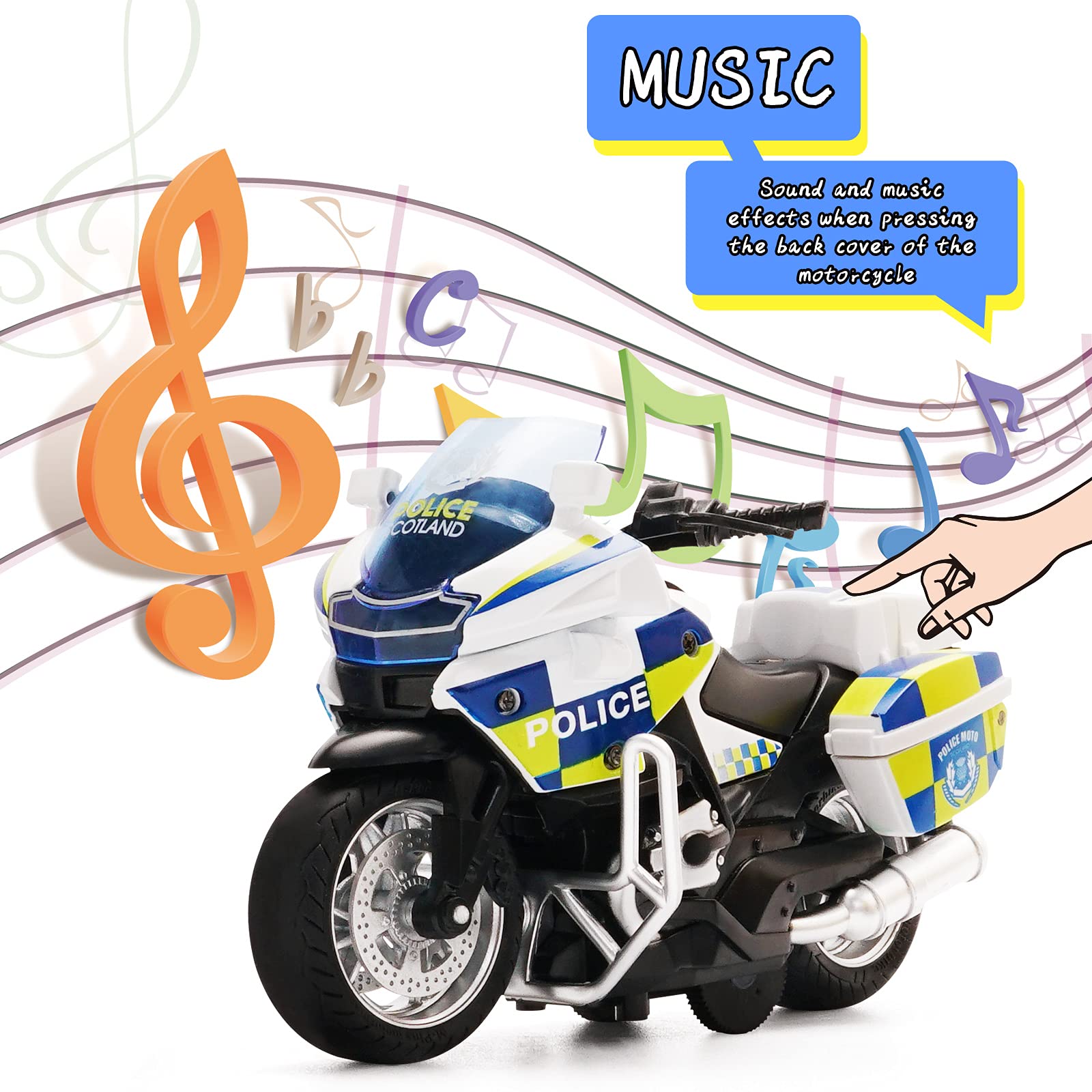 Mua CYYSFIVQZ Die Cast Toy Motorcycle Model - Pull Back Vehicles with ...