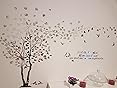 Amazon.com: 3D Tree Wall Stickers - DIY Tree and Birds Wall Decals ...