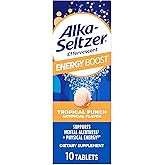 Amazon.com: Alka-Seltzer Energy Boost: Caffeine & Guarana, B Vitamins ...
