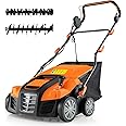 Amazon.com : Goplus 2-in-1 Scarifier and Lawn Dethatcher, 16-Inch 15A ...