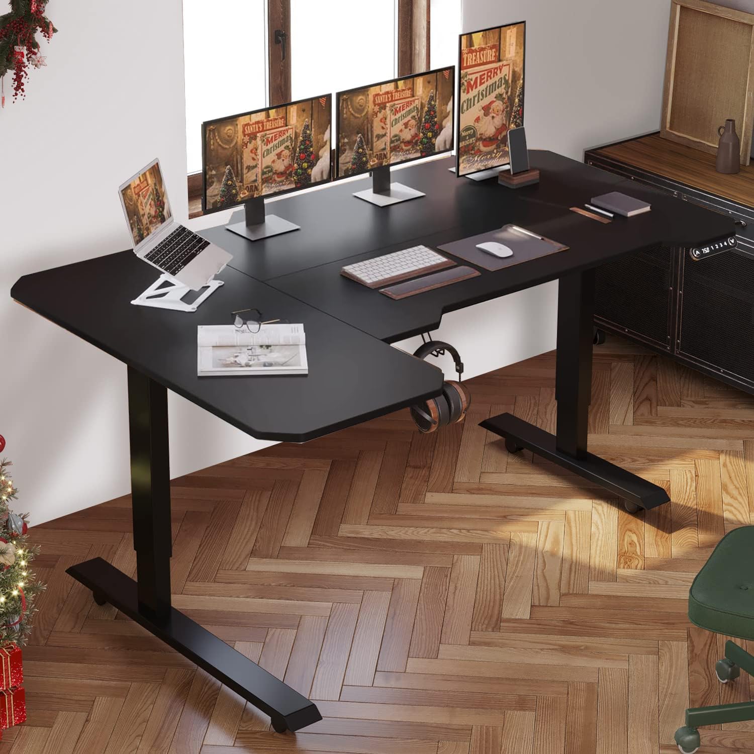 Mua BilBil Desk Computer Rack, Electric Elevating Desk, 59.1 x 39.8 ...