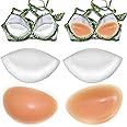 JULZYTH Silicone Bra Pads Inserts, Bikini insert Pads,Removable Fake ...