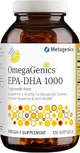 Amazon.com: Metagenics OmegaGenics® EPA-DHA 1000 – Omega-3 Oil – Daily ...