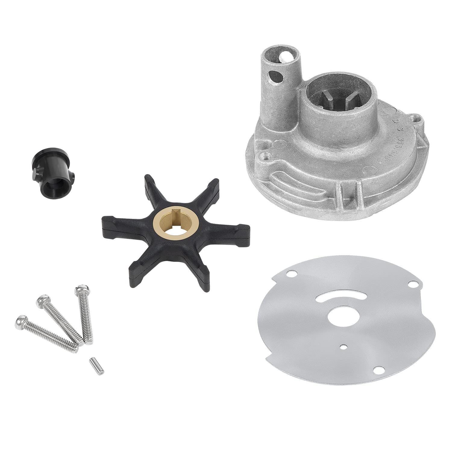 Water Pump Impeller Replacement Kit for Johnson Evinrude BRP/OMC 10/15 ...