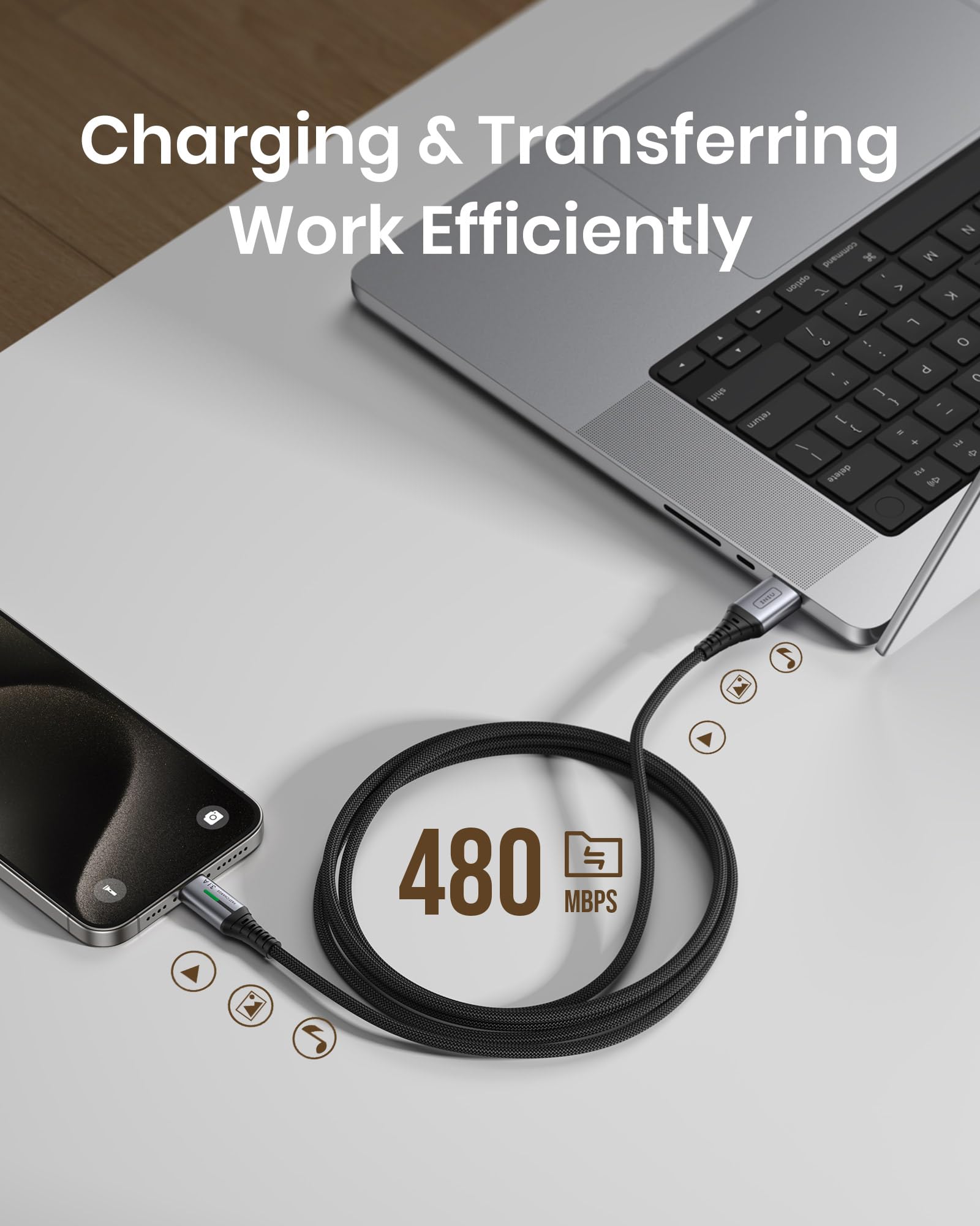 Mua INIU USB C Charger Cable 1m 3.1A Type C Cable Fast Charging ...