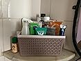 Nayasa Frill Plastic Basket No. 1, Small, Beige: Amazon.in: Home & Kitchen