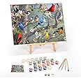 Amazon.com: Ledgebay DIY Paint by Numbers Kit for Adults Framed Canvas ...