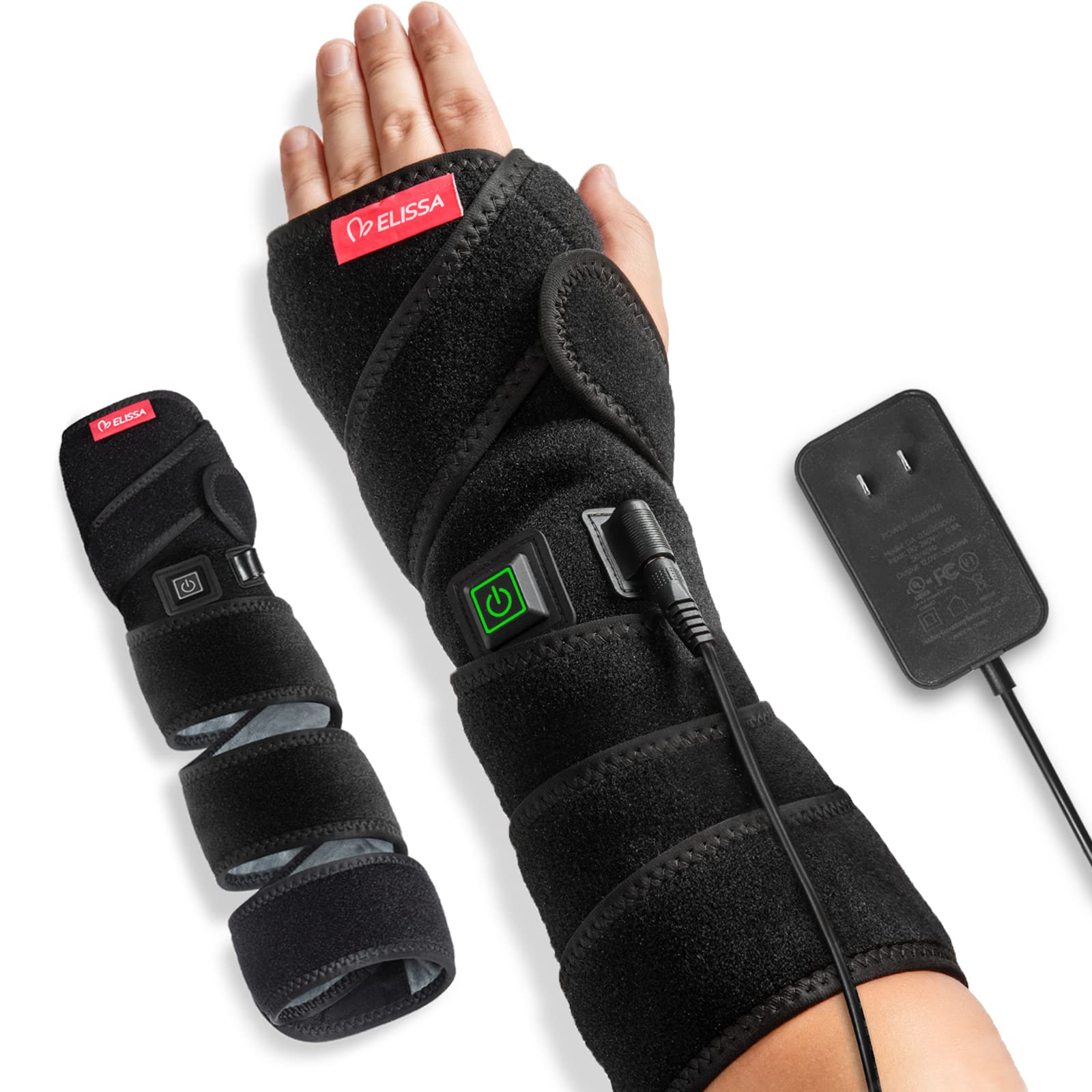 Hand Arm Heating Pad for Pain Relief, Large Heat Areas for Joints Pain ...