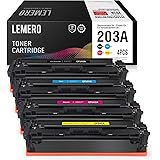HP CF540A 203A Original LaserJet Toner Cartridge, Black, Pack of 1 ...