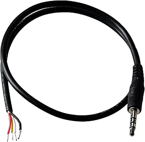 Gam3Gear 46-D 40cm 4 Pole Plug DIY Repeater Controller Cable for ...