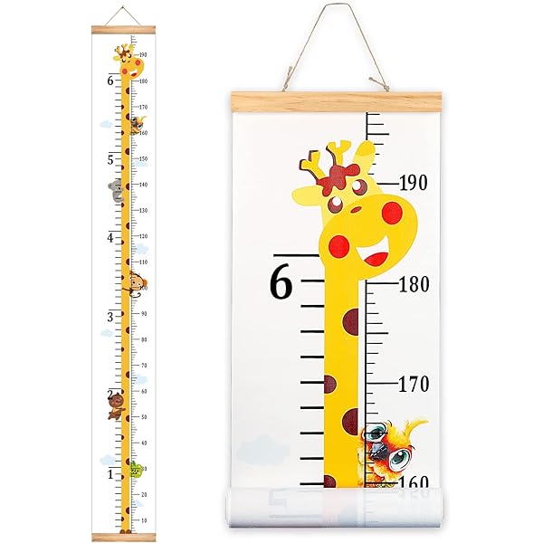 Vinyl Wall Height Chart Inches Sunshine Green Forest Wall Paper Wall