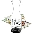 Amazon.com | Tip Jar for bartenders and restaurants | Clear SAN plastic ...