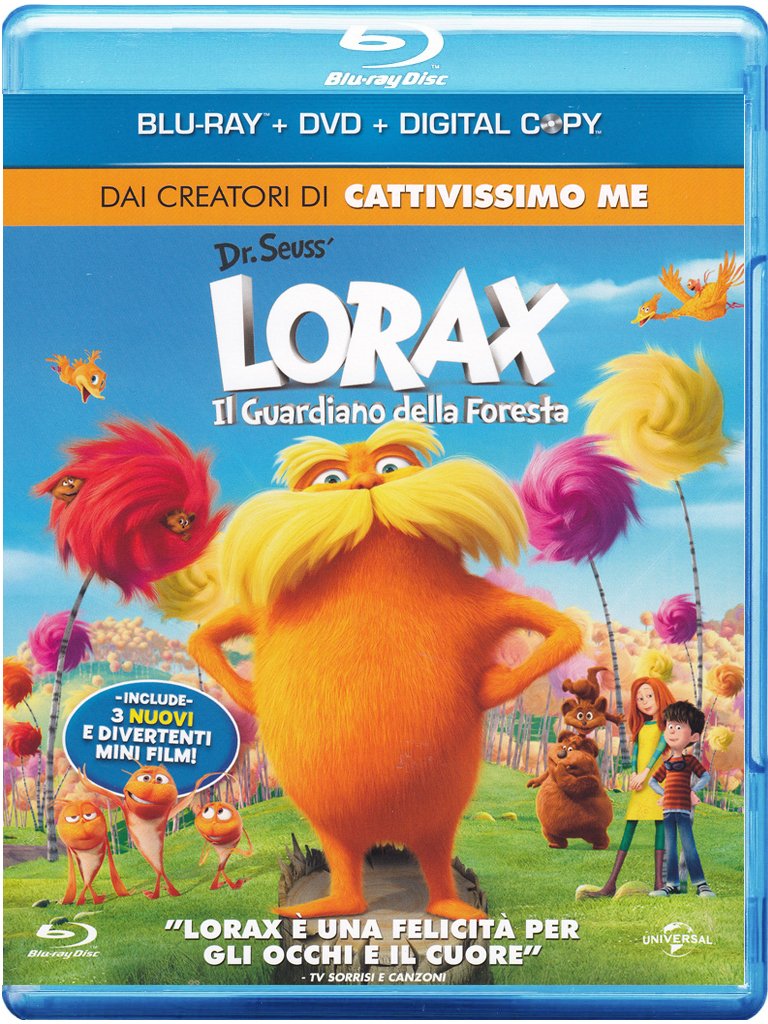 Lorax Il Guardiano Della Foresta Dvd Amazon It Ken Daurio Cinco