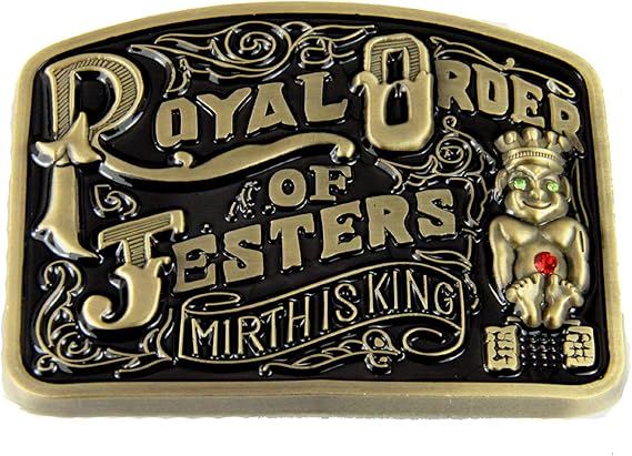 Amazon.com: 4031950 Royal Order of Jesters Belt Buckle Billiken ROJ ...