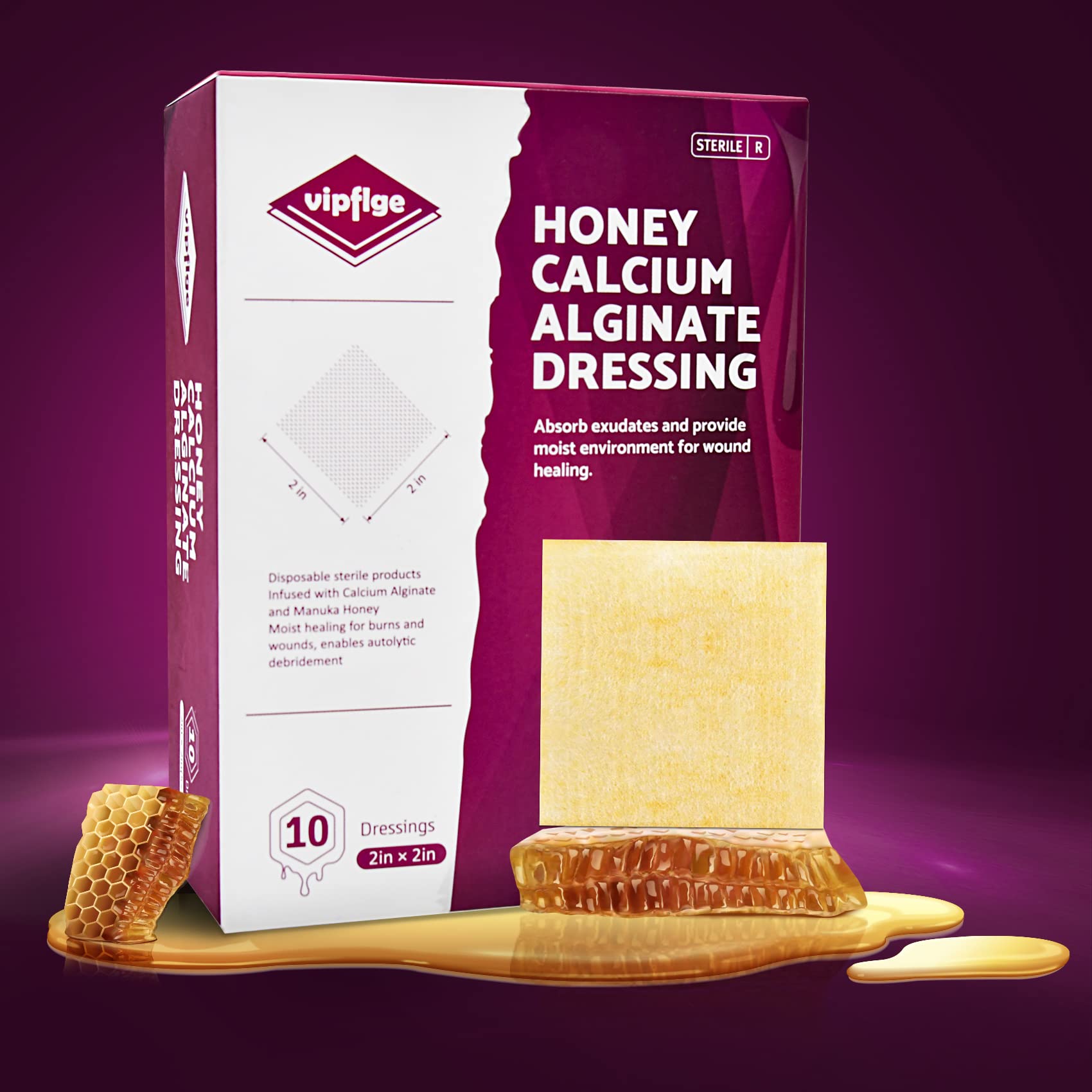 Mua Manuka Honey Wound Care, Honey Wound Dressing 2"x 2" 10 Pack ...